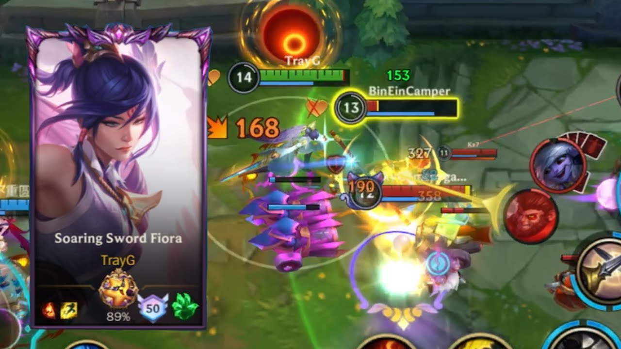 WILD RIFT FIORA | TOP 50 Fiora gameplay - YouTube