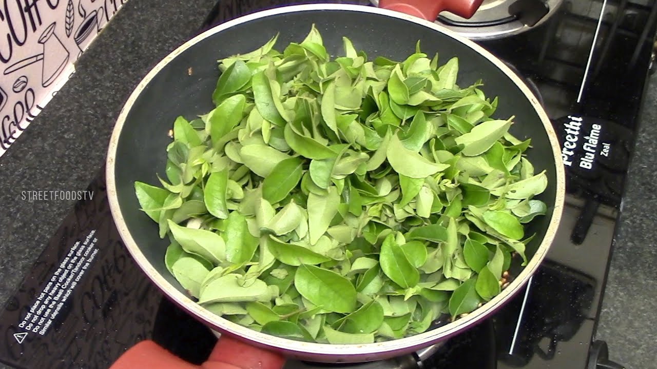 Curry Leaves Pickle | Street Food - YouTube