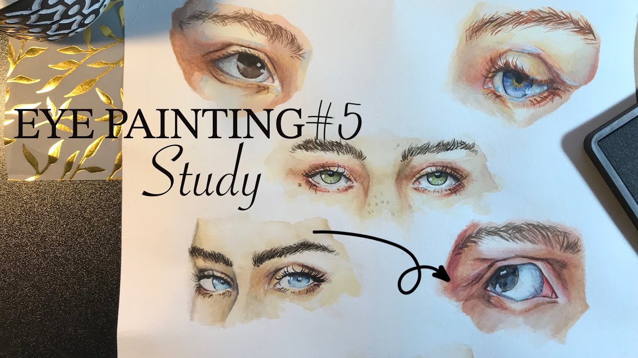 How to draw | The eyes | from start to finish #eyepainting - YouTube