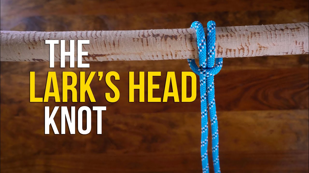 Larks Head Knot | How to Tie a Hitch Knot - YouTube