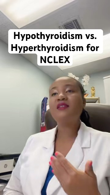 Hypothyroidism vs. Hyperthyroidism #nclex #nclexstudyguide #nursing ...