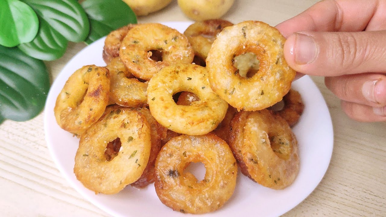 Quando hai 3 patate,questi anelli di patate croccanti!cosi delizioso ...