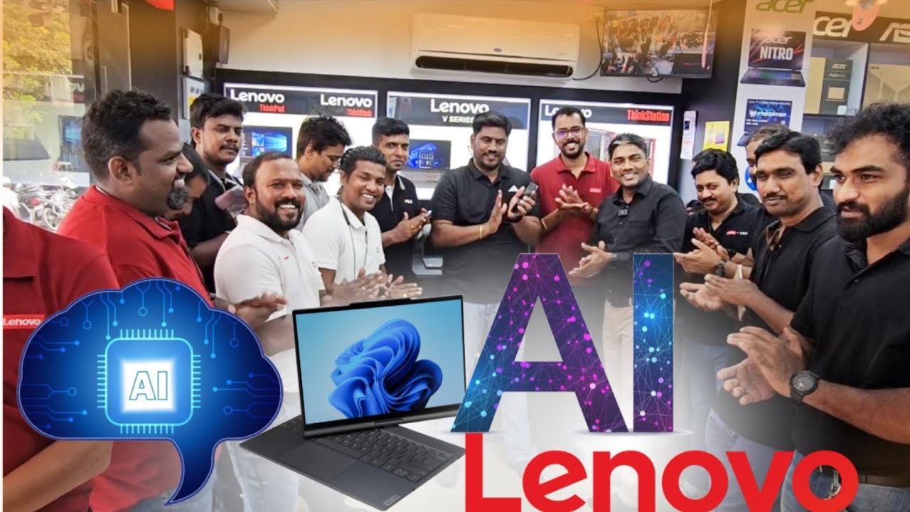 Team lenovo Introducing New lenovo AI Featured laptops in the chennai ...