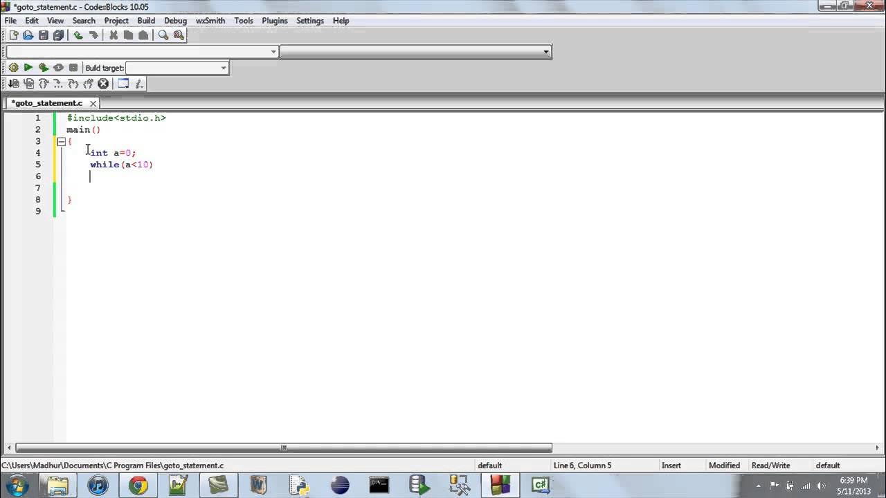 C Programming Tutorial - 46: The GOTO Statement - YouTube