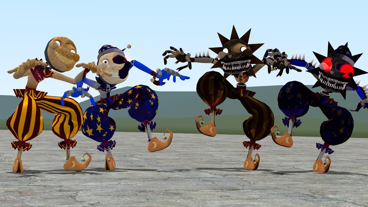 NEW NIGHTMARE SUN AND MOONDROP DAYCARE ATTENDANTS In Garry's Mod! (FNAF ...