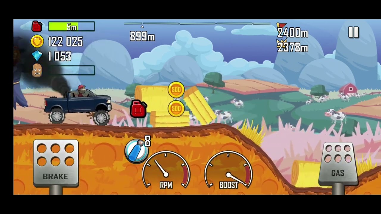 hill climb racing 🏁 🏎 games 🎮 for android and ios potato man🥔 angry 😠 😡 ...