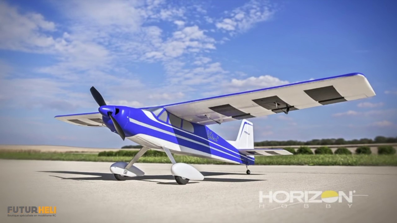 E flite Valiant 1,3m BNF avec AS3X+Safe - YouTube
