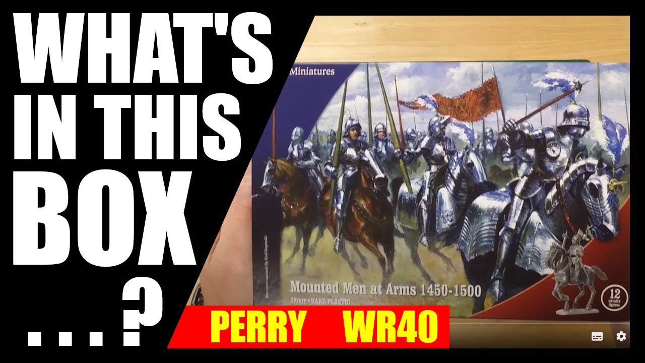 546 - Perry Miniatures WR40 Mounted Men at Arms 1450-1500 in 28 mm ...