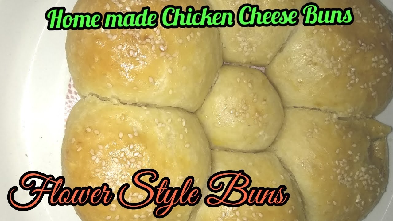 Chicken cheese Dinner Roll Delicious/Mini chicken cheese buns Recipe ...
