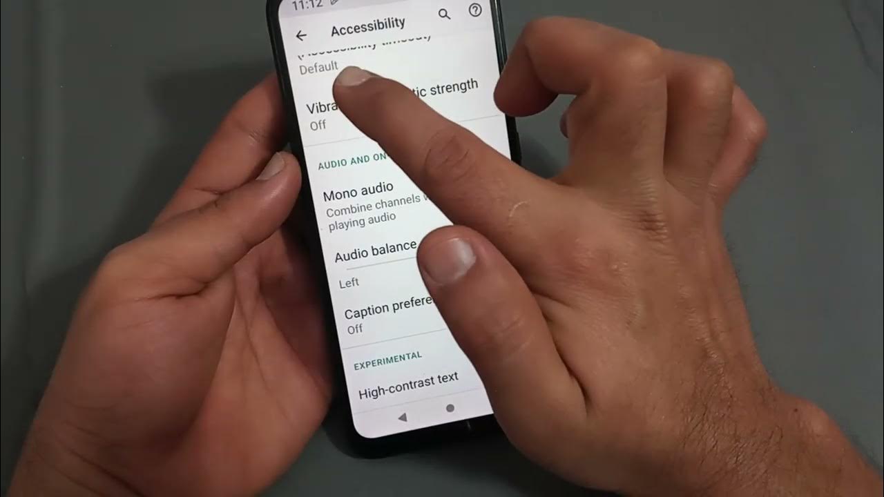 high contrast text setting moto edge 30 fusion, how to enable high ...