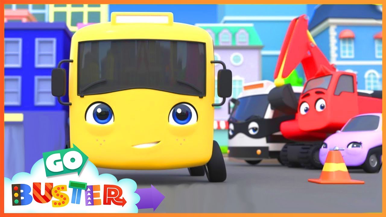 Buster's First Day at School Adventure | Go Buster - Bus cartoons ...