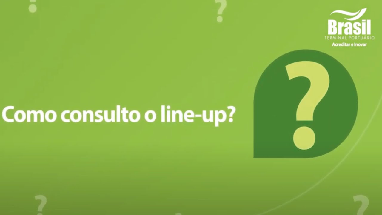 #12 - Como consulto o line-up? - YouTube