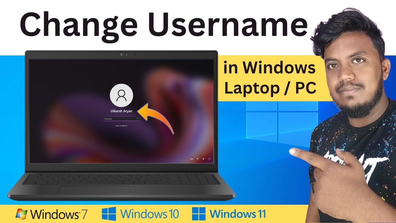 laptop ka username kaise change kare | How to Change Username in ...
