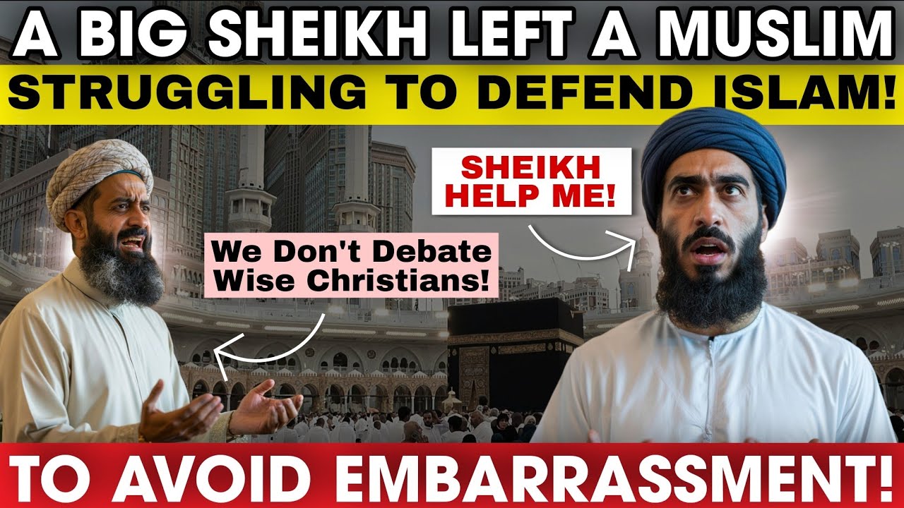 A Big Sheikh Left an Arab Muslim Struggling to Defend Islam. - YouTube