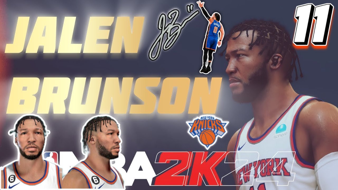 Jalen Brunson Face Creation In 2K24 *BEST* Jalen Brunson Face Creation ...