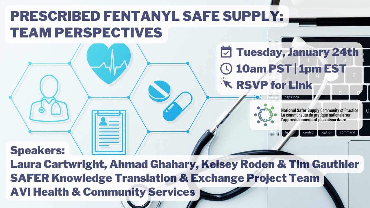 2023-01-24 Prescribed Fentanyl Safer Supply: Team Perspectives - YouTube