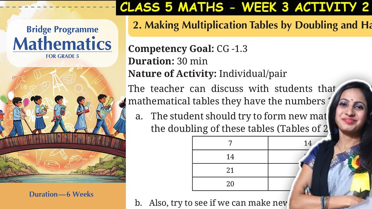 Class 5 Maths Bridge Program Course | Activity 2 for Week 3 | 5th Class ...