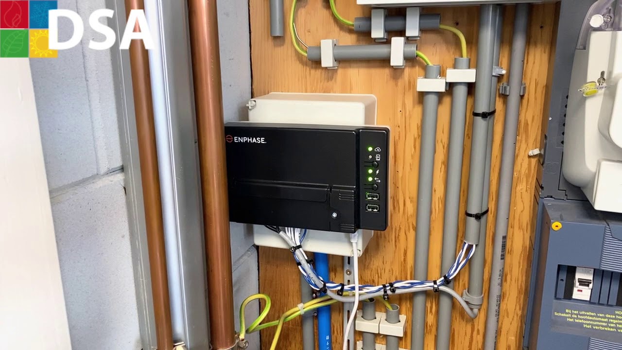 Uitleg wifi opnieuw instellen Enphase Envoy HD 720p - YouTube