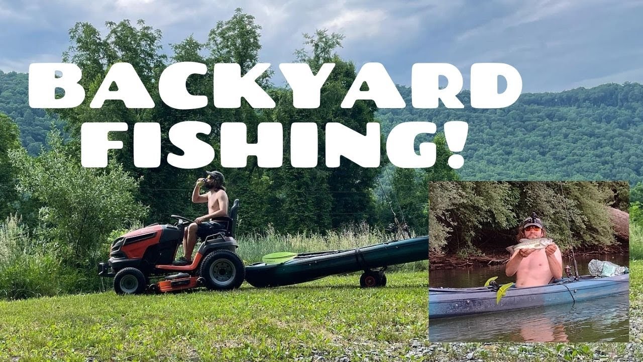 Backyard Lake Fishing Trout, Bass, Panfish, and Catfish! - YouTube
