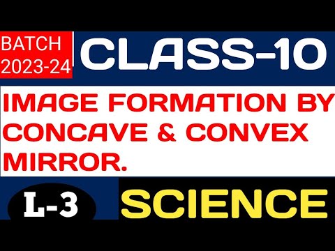 LIGHT CLASS 10। IMAGE FORMATION BY SPHERICAL MIRROR। SIGN CONVENTION ...