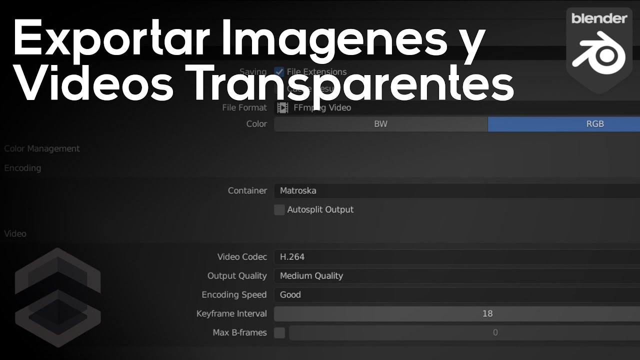 Exportar Imagen y Video con Transparencia en Blender 3.2 - Consejos Rápidos - YouTube