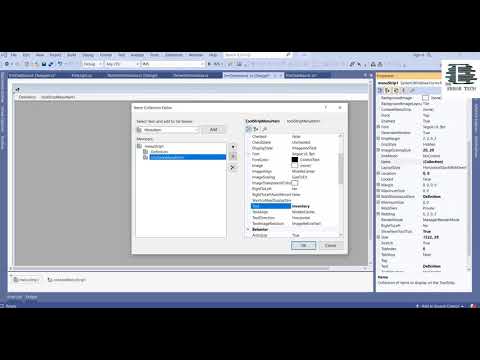How to add menu strip items in Dot NetCore(.net core) - YouTube