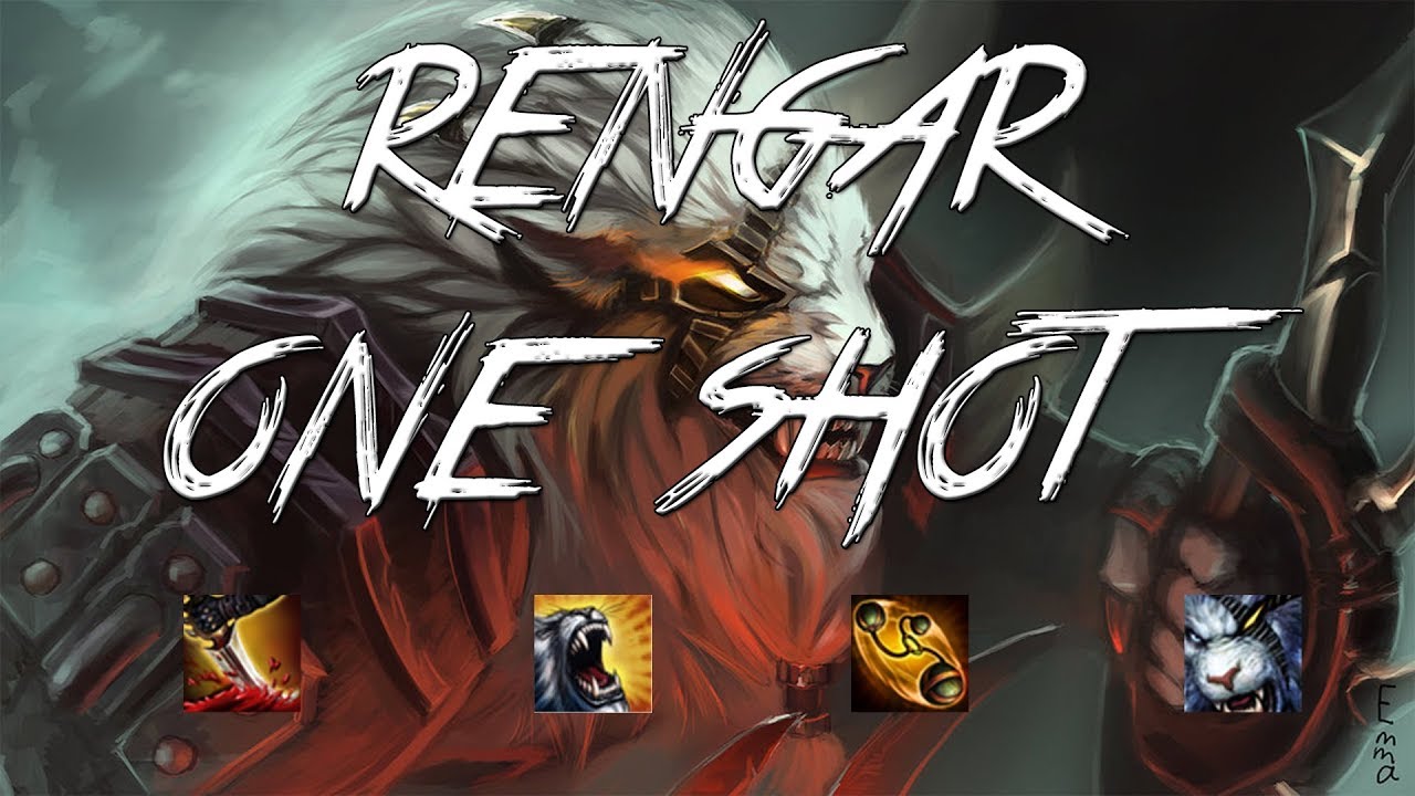 BEST PLAY RENGAR ONE SHOT (league of legends montage) - YouTube