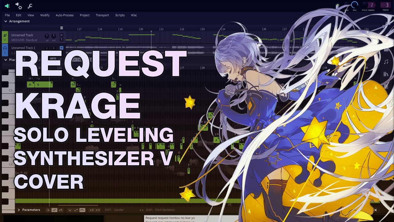 request ft Stardust「Synthesizer V Cover」Solo Leveling Opening Tv-Size by Krage - YouTube