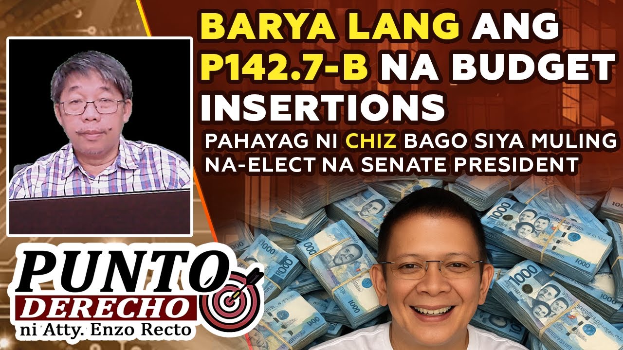 BARYA LANG ANG P142.7-B NA BUDGET INSERTIONS - YouTube