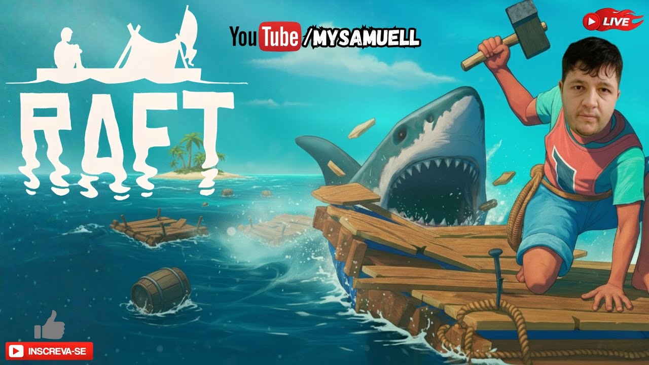 Raft Ep: 3 ️ TMJ! Deixa o like!👍 - YouTube