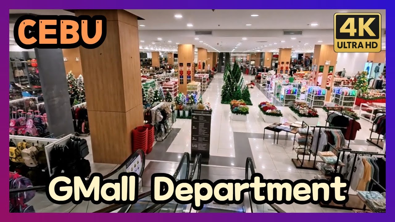 GMall Cebu City – Department Store Tour Inside White Gold Center ...