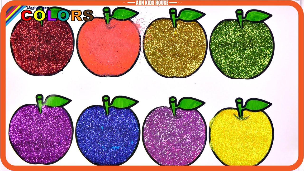 SUPER Glitter Coloring Pages - Coloring Books / Colors - YouTube