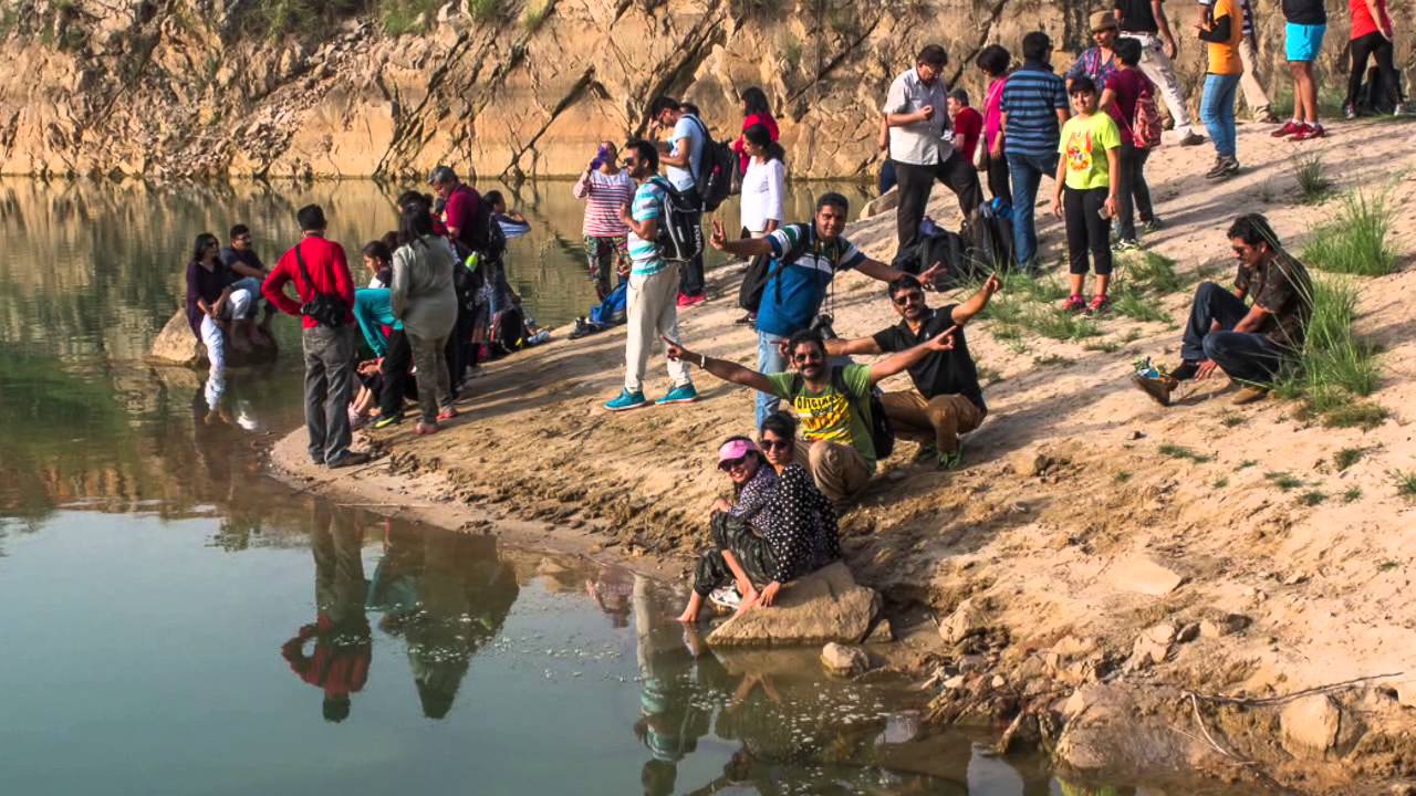 Lets Walk Gurgaon-2k15-Mangar Lake - YouTube