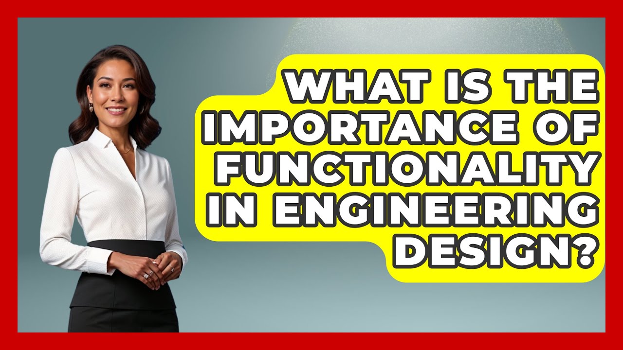 What Is the Importance of Functionality in Engineering Design? - Civil ...