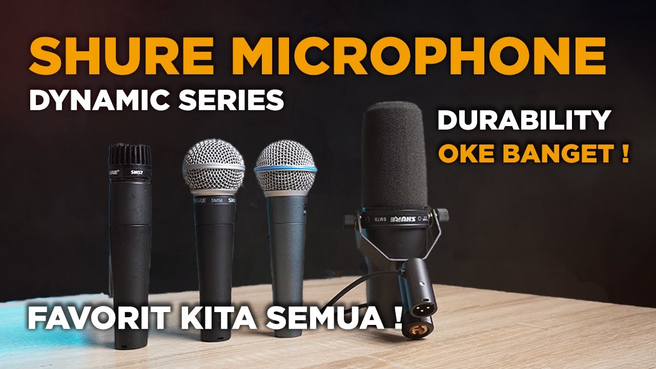 Shure Microphone Dynamic Series - YouTube