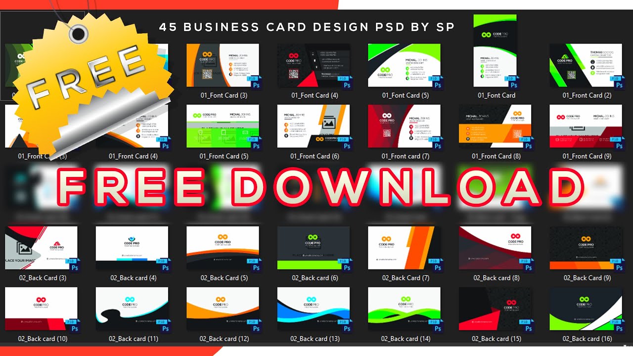 Business Card Psd Template Download