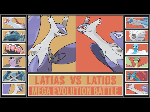 MEGA LATIAS vs MEGA LATIOS | Legendary Mega Pokémon Battle