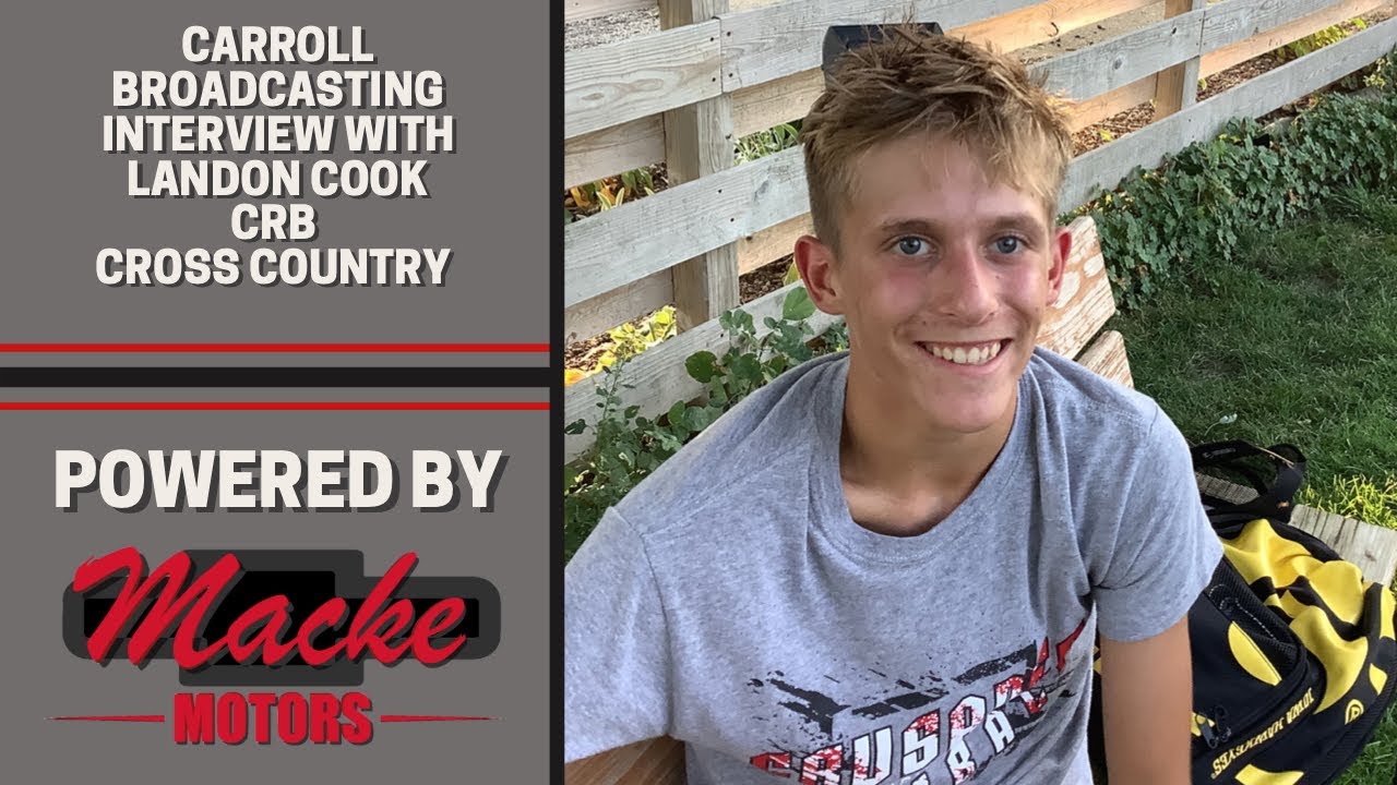 Carroll Broadcasting Sports Network interview with Landon Cook of Coon ...