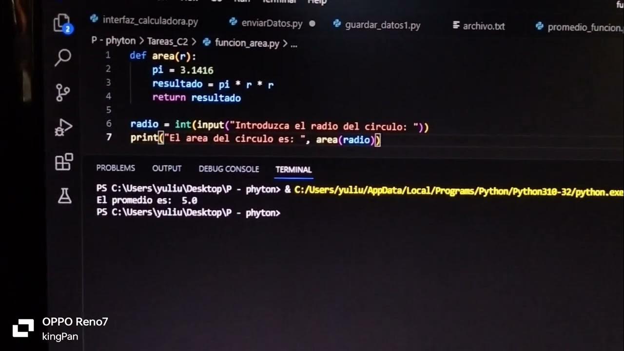 Tarea clase 3 - Python - YouTube