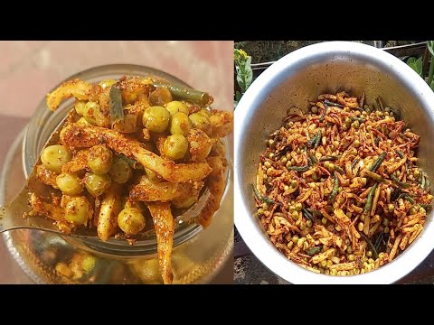 Traditional Nepali style achar : dried peas (matar) & raddish (mula ...