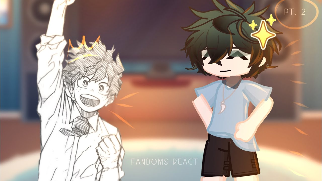 FANDOMS react to IZUKU MIDORIYA || ANGST || PT. 2 || My Hero Academia ...