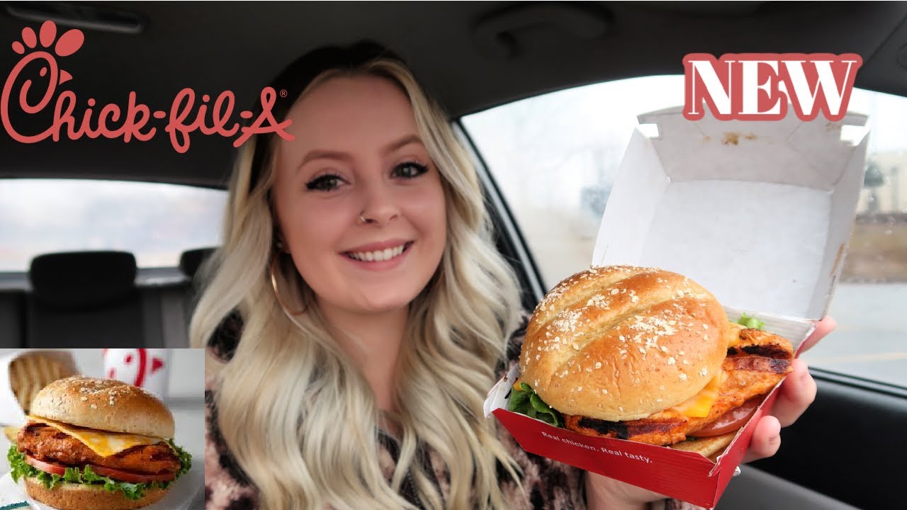 NEW Chick-fil-A Spicy Grilled Chicken Sandwich || First Impression ...