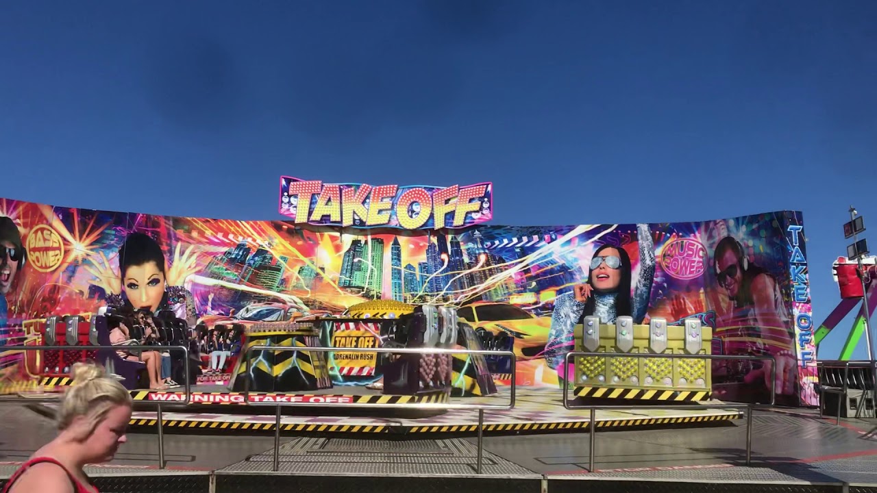 Take off ride Hoppings 2018 - YouTube