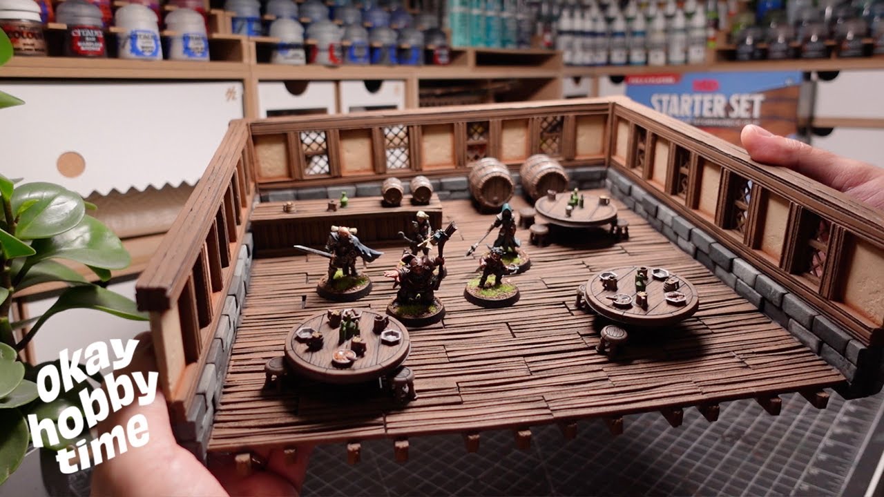 Creating a classic D&D tavern | Crafted Campaign: Part 1 - YouTube
