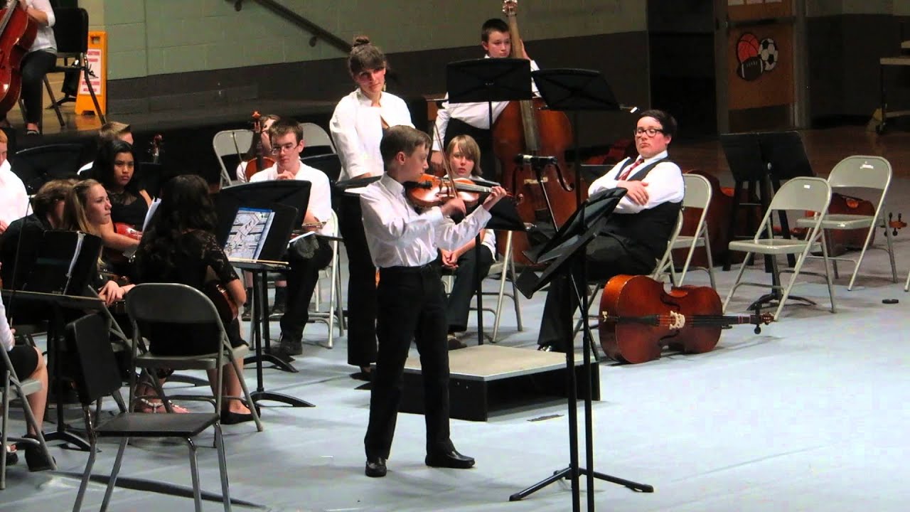 Forestbrook MS 6th Grade Fiddle Solo - YouTube