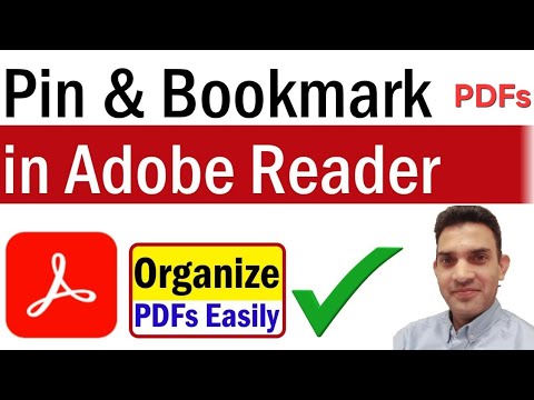 How to PIN or Make Favorite Documents in Adobe Reader | How Create ...