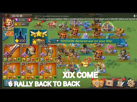 MAX TITANS XIX COME FOR MY MINI TITAN RALLY TRAP..RESCUE MISSION..LORDS MOBILE