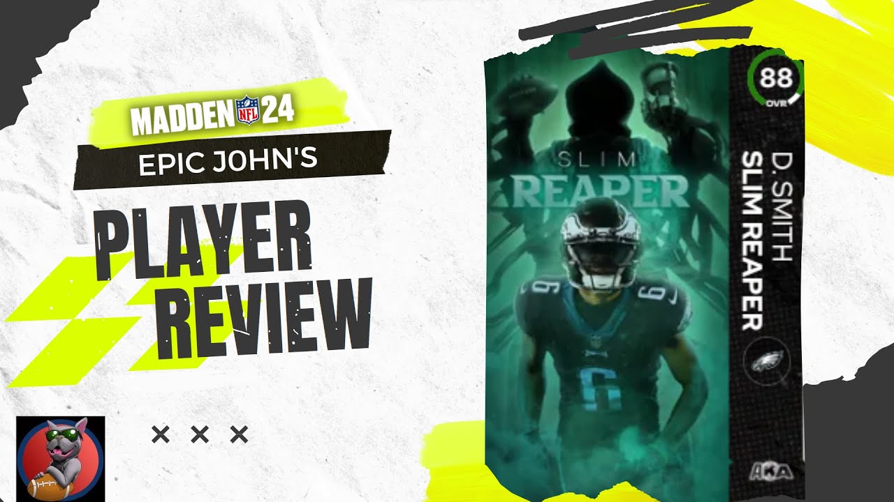 Madden 24 Slim Reaper Devonta Smith Review - YouTube
