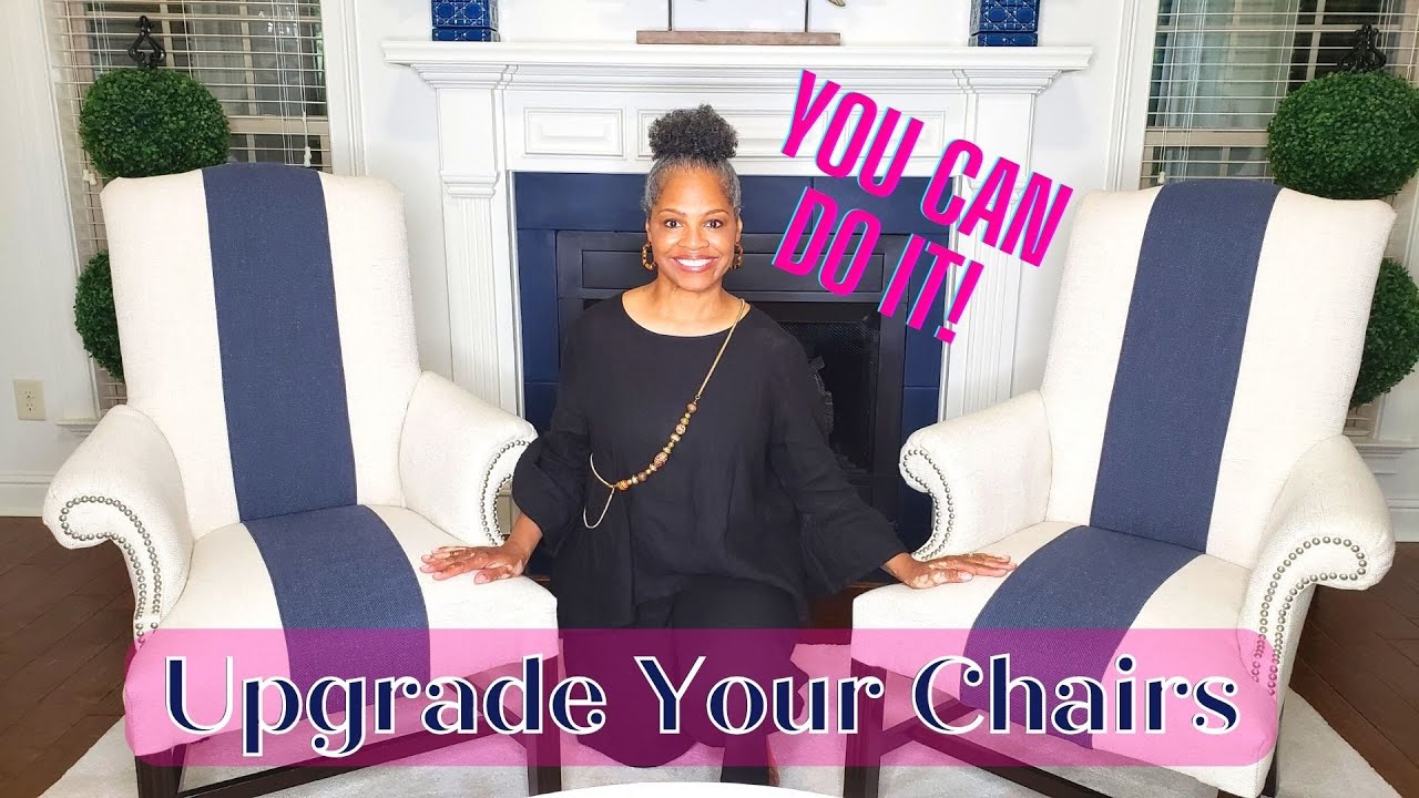 Chair Makeover/ How To Upgrade Your Chairs With Confidence! - YouTube