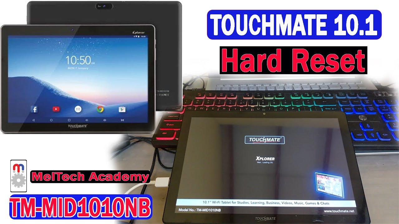 Touchmate 10.1 Tablet (TM-MID1010NB) Hard reset - YouTube